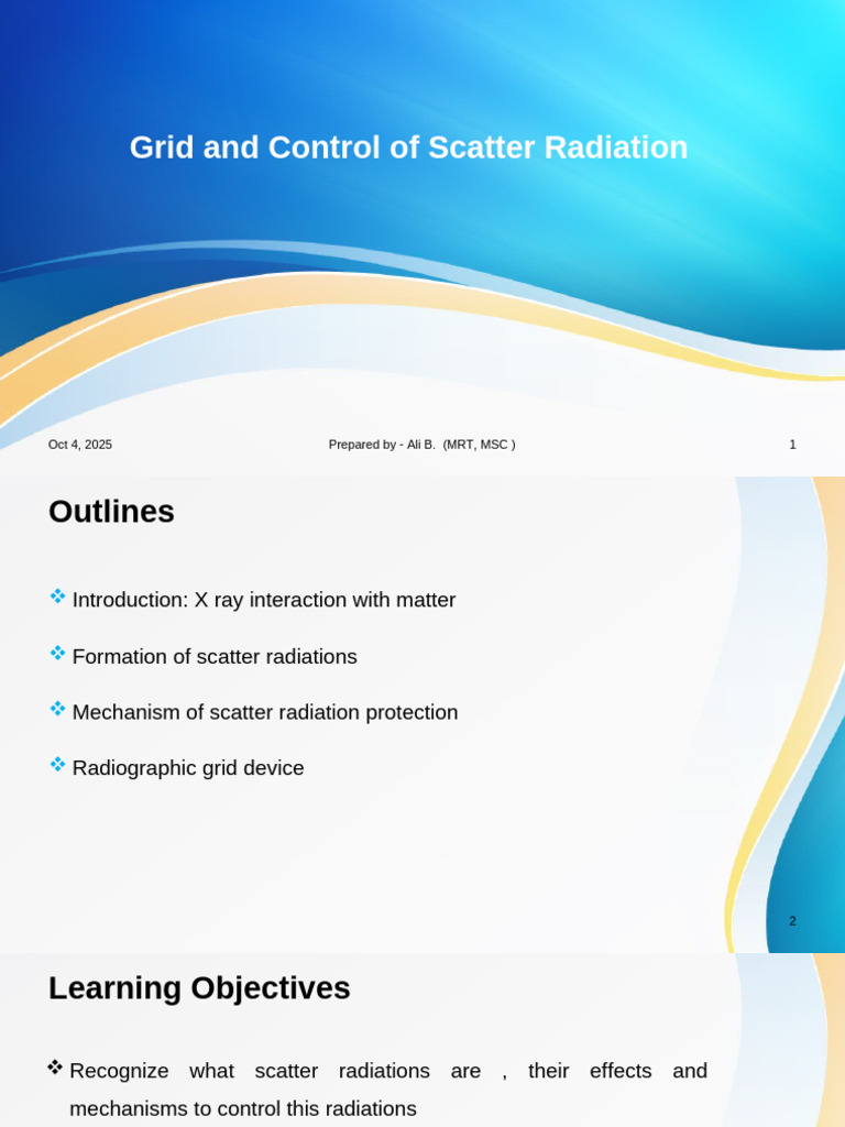 Scatter Radiation and Grid 2023 New | PDF | X Ray | Atoms