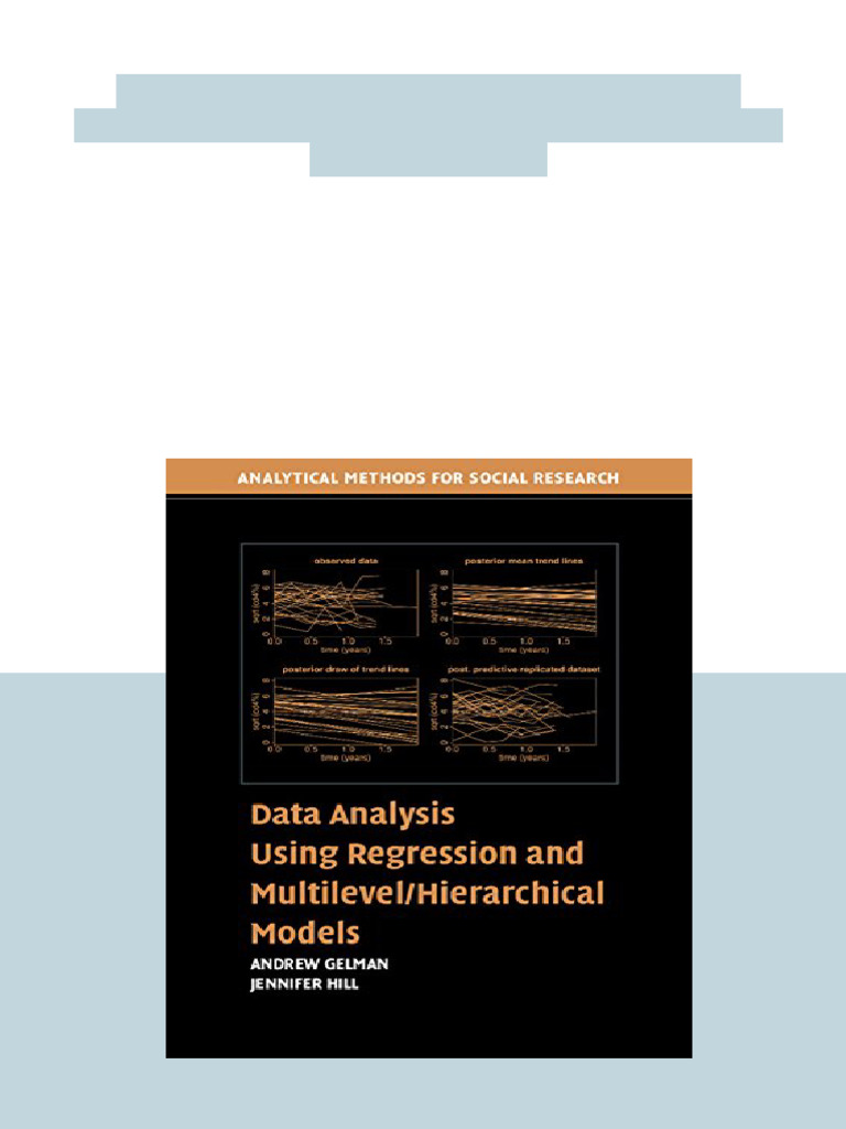 Data Analysis Using Regression and Multilevel Hierarchical Models 1st ...