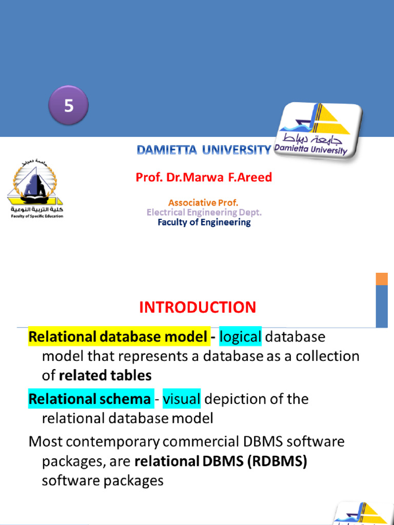 Lec DB 5 | PDF