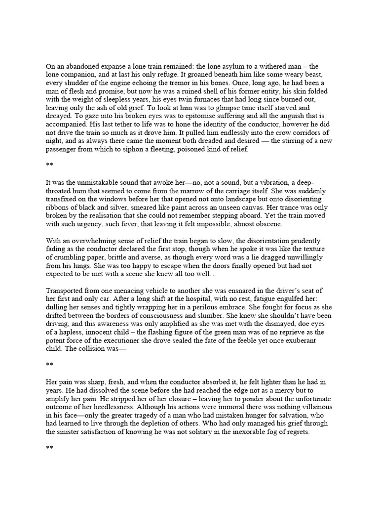 The Midnight Train To Nowhere | PDF