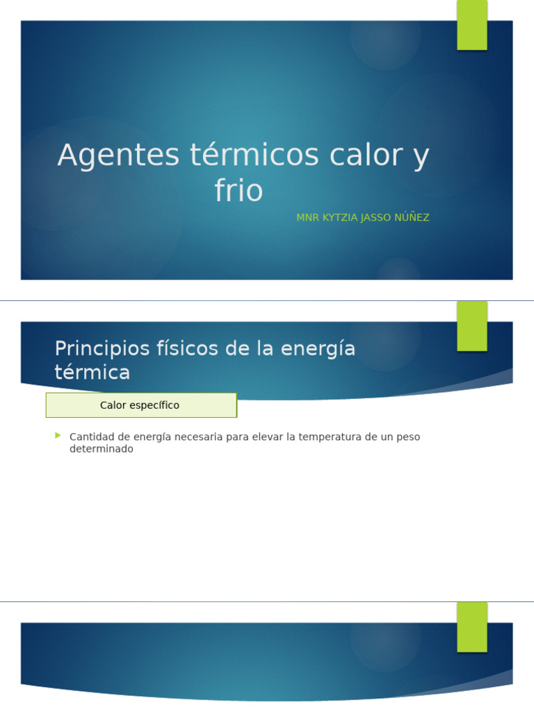 Agentes Termicos | PDF