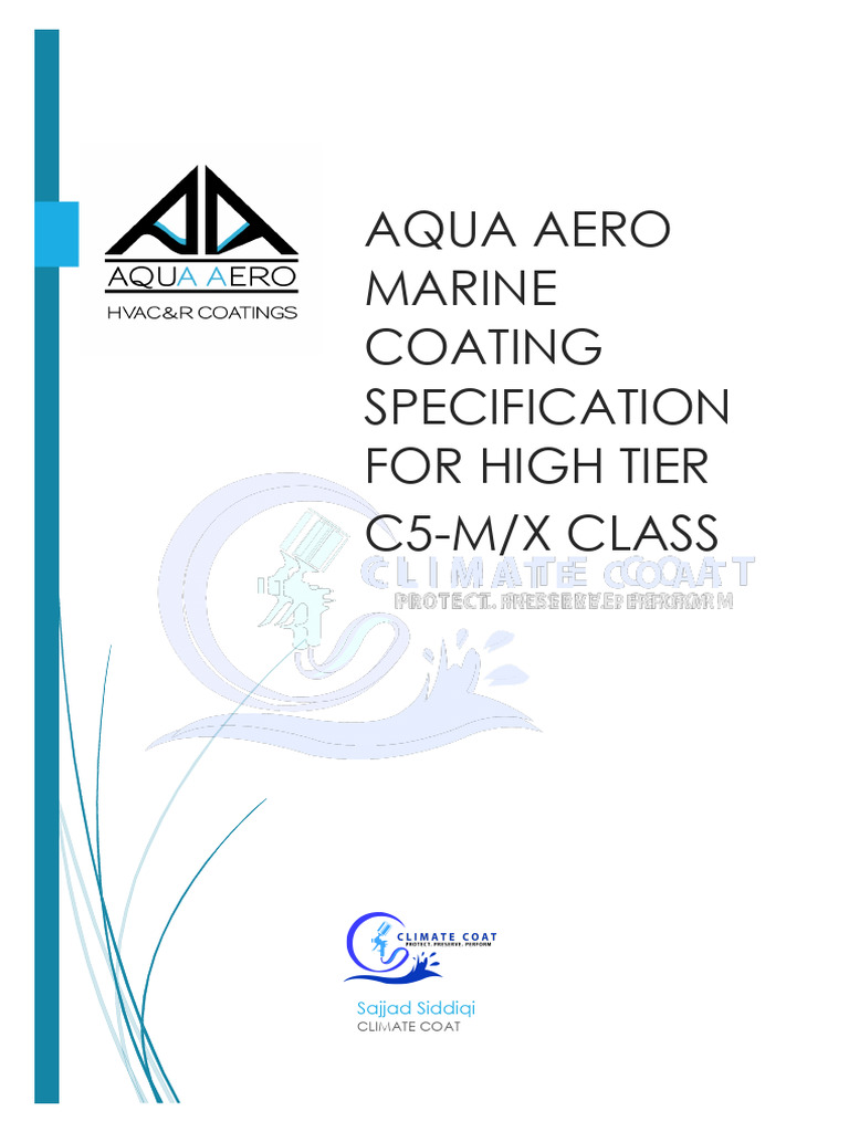Aqua Aero Marine Coating Specs For High-Tier C5-M | PDF | Materials ...