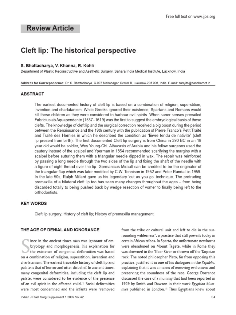 Cleft Lip | PDF | Surgical Suture