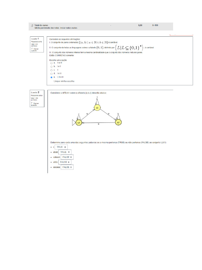 Prova 1 | PDF