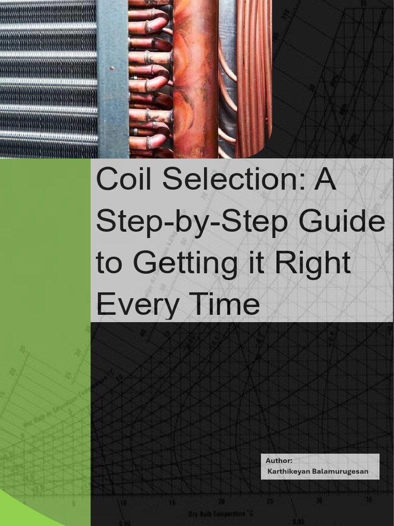 Coil Selection eBook With Calculations | PDF | Water | Mechanical ...