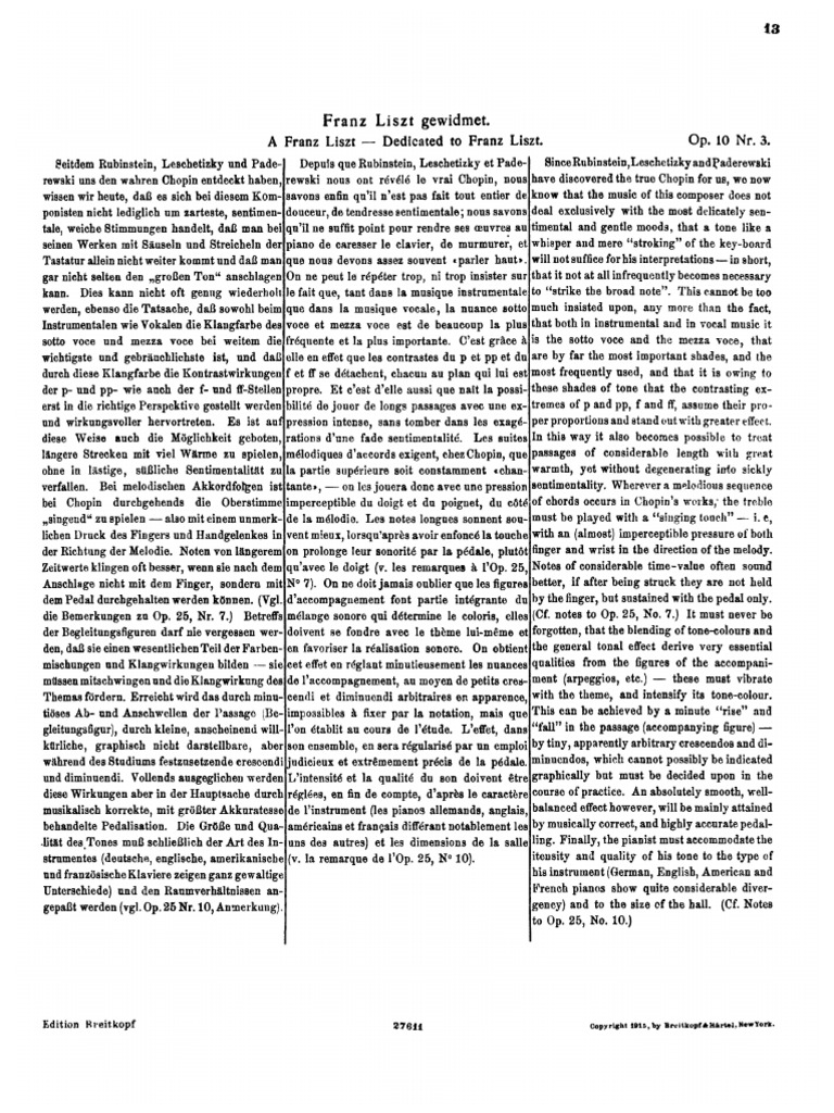 IMSLP01969 - Études, Op.10 (Chopin, Frédéric) 5 | PDF