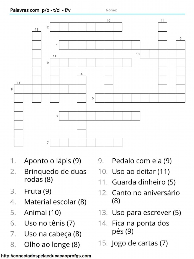Atividades P B T D F V PDF | PDF