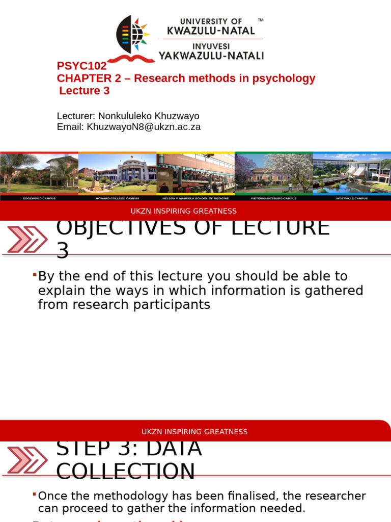 Chapter 2_Research Methods in Psychology_ Lecture 3 | PDF | Statistics ...