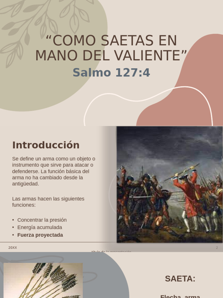 Como Saetas en Manos Del Valiente | PDF | Comportamiento