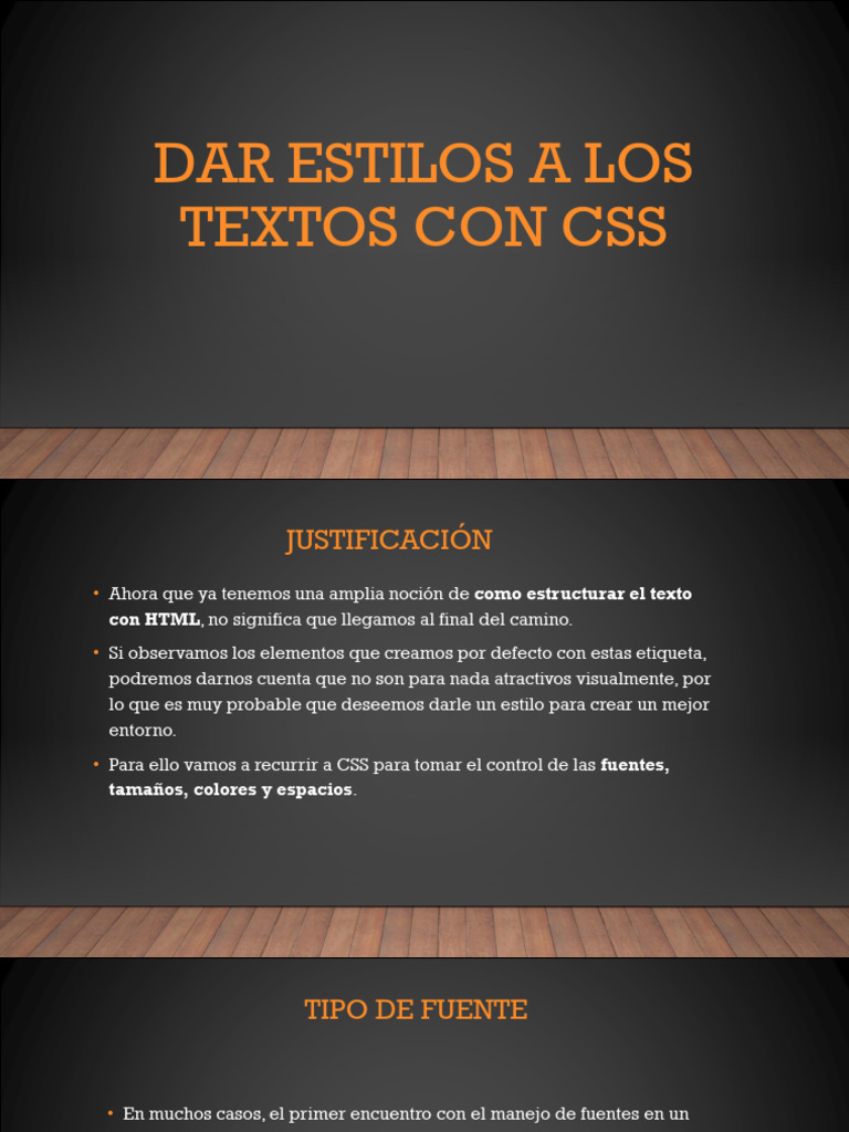 Estilos de Texto en HTML con CSS | PDF | HTML | Lenguaje de programación