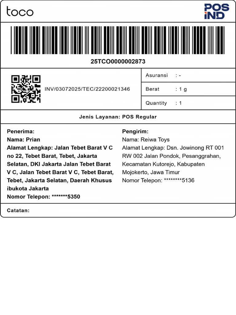 Shipping Label | PDF