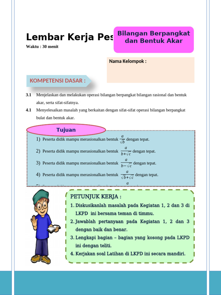 LKPD 6 KD 3.1 Kelas Ix | PDF