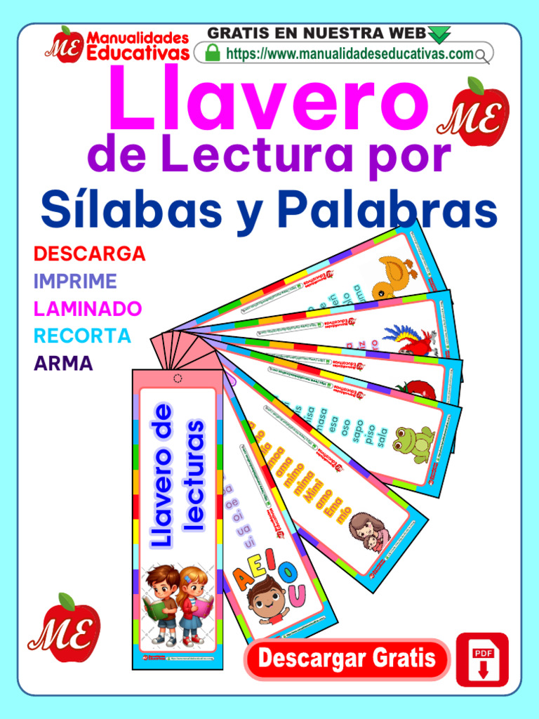 Llavero de Lectura Por Sílabas y Palabras | PDF