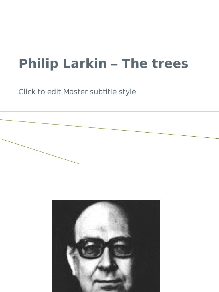 2.philip Larkin The Trees | Download Free PDF | Poetry