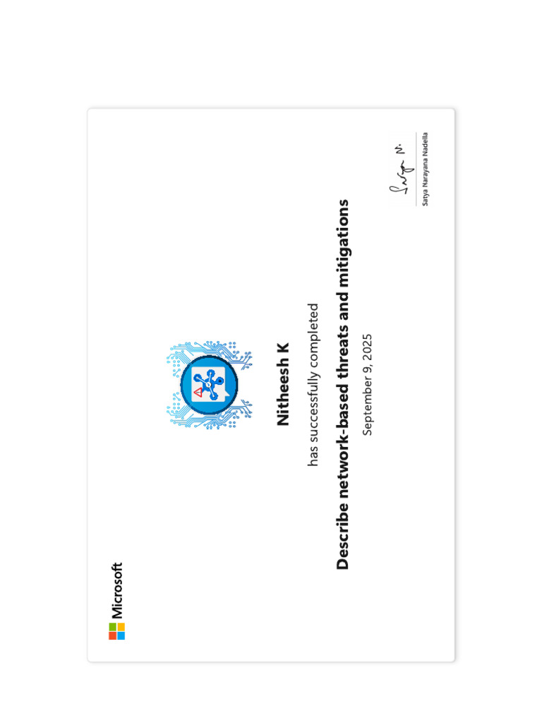 Achievements - Nitheesh | PDF