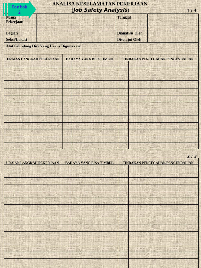 Jsa Formulir | PDF