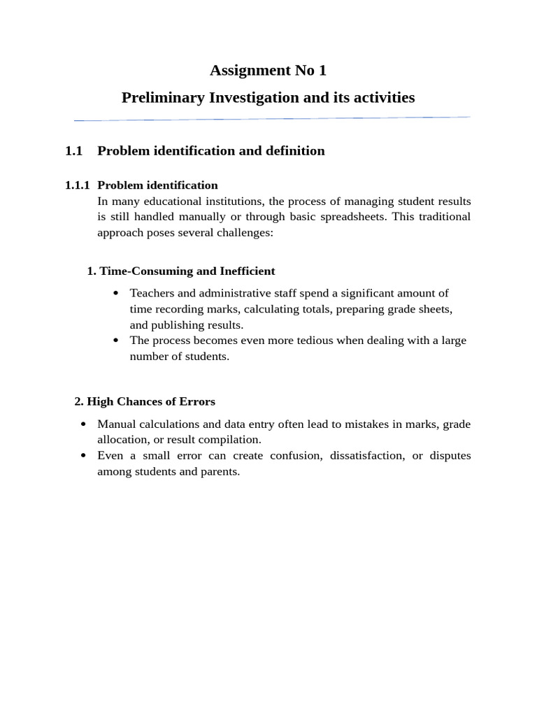 Assignment No 1 | PDF