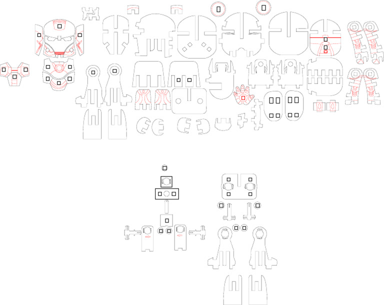 Laser Cut Wood Puzzle Superhero Iron Man Miniatur | PDF