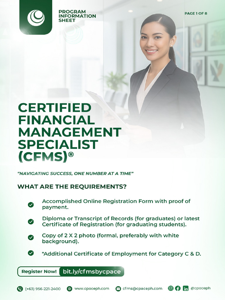 CFMS Information Sheet - 2025 | PDF