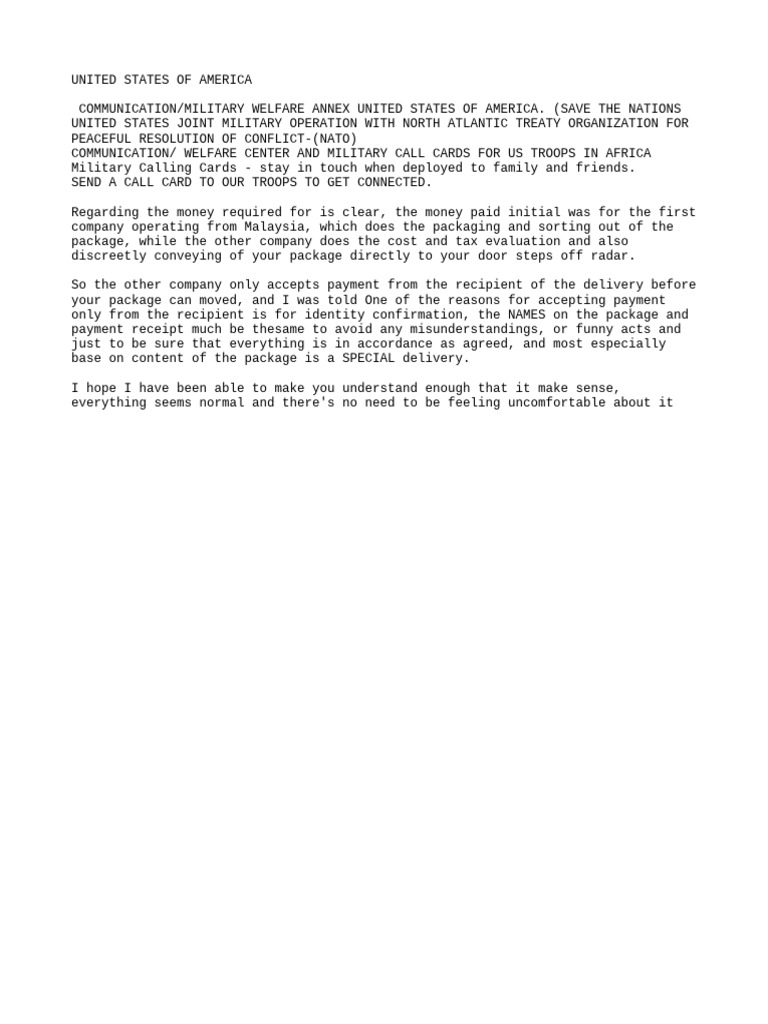 Military Call FMT | PDF