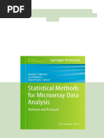 Statistical Methods For Microarray Data Analysis Methods and Protocols 1st Edition Andrei Y ...