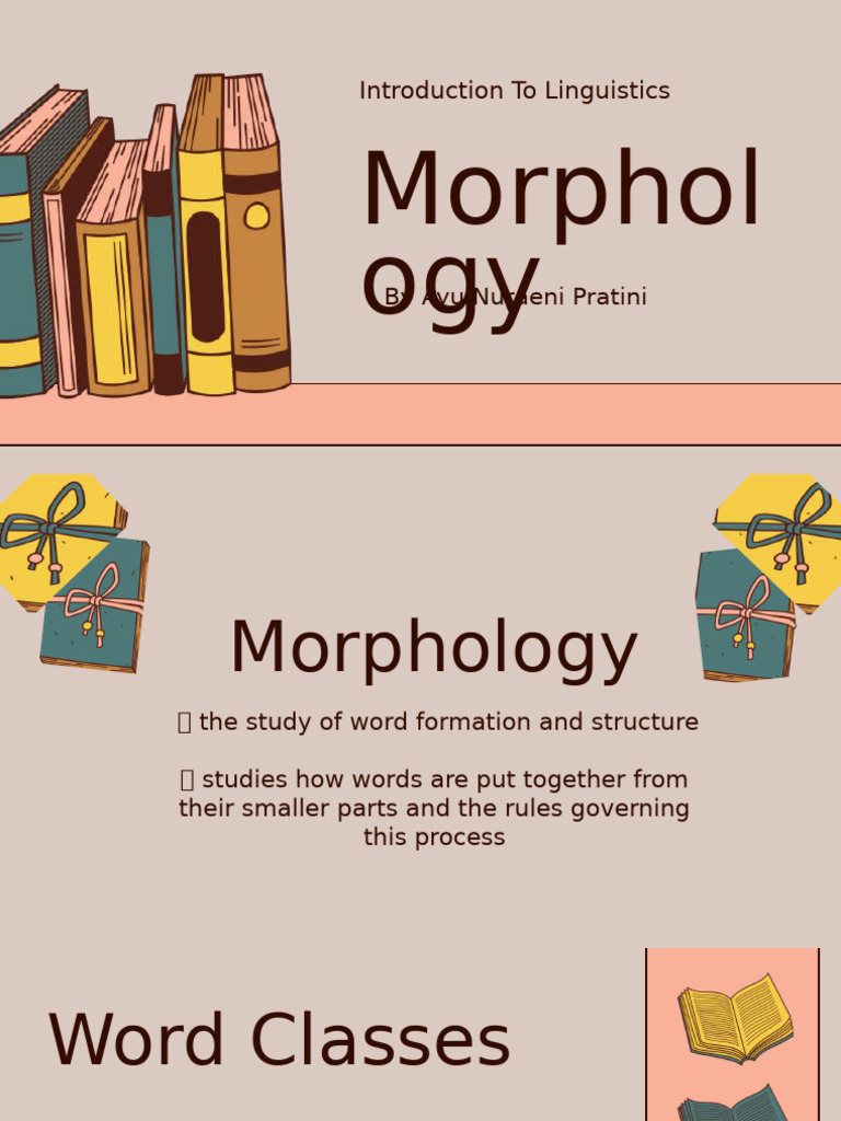 Morphology PPT AYU | PDF