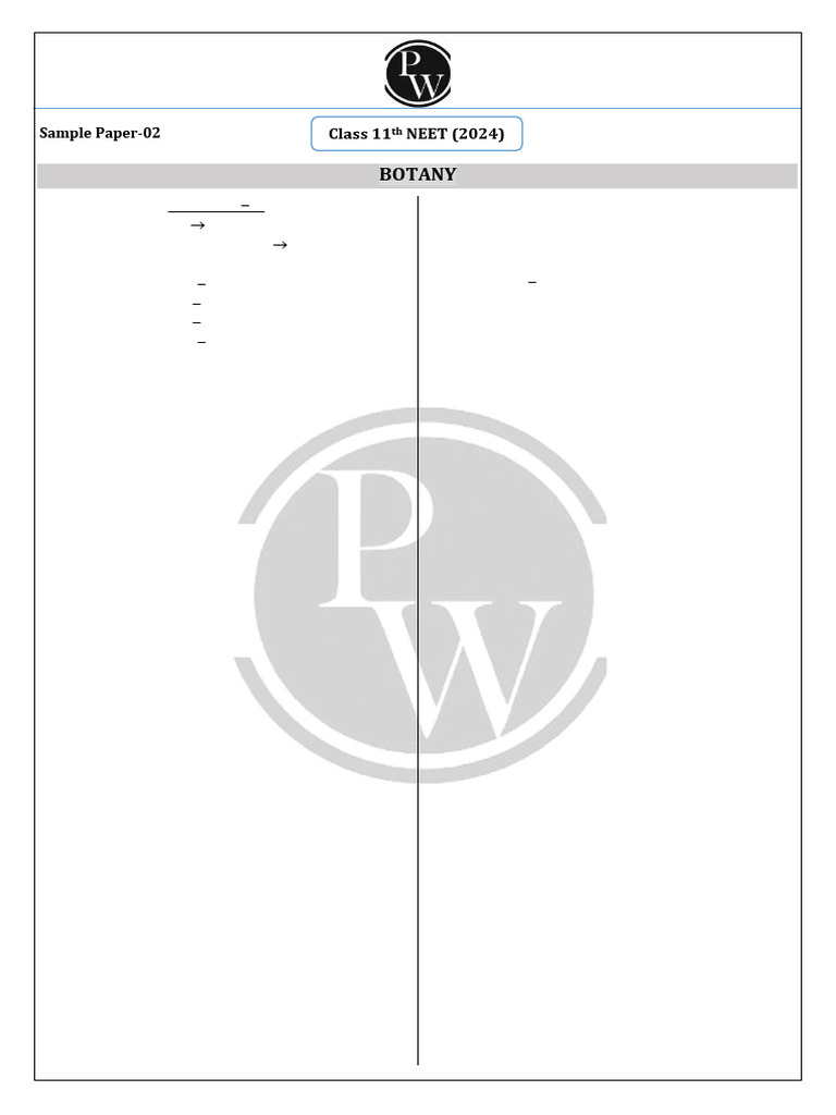 Botany Sample 2 | PDF | Leaf | Biology