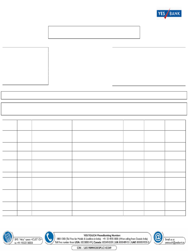 Yes Bank Statement (3) (1) (1) (2) - 3 | PDF | Banks | Money