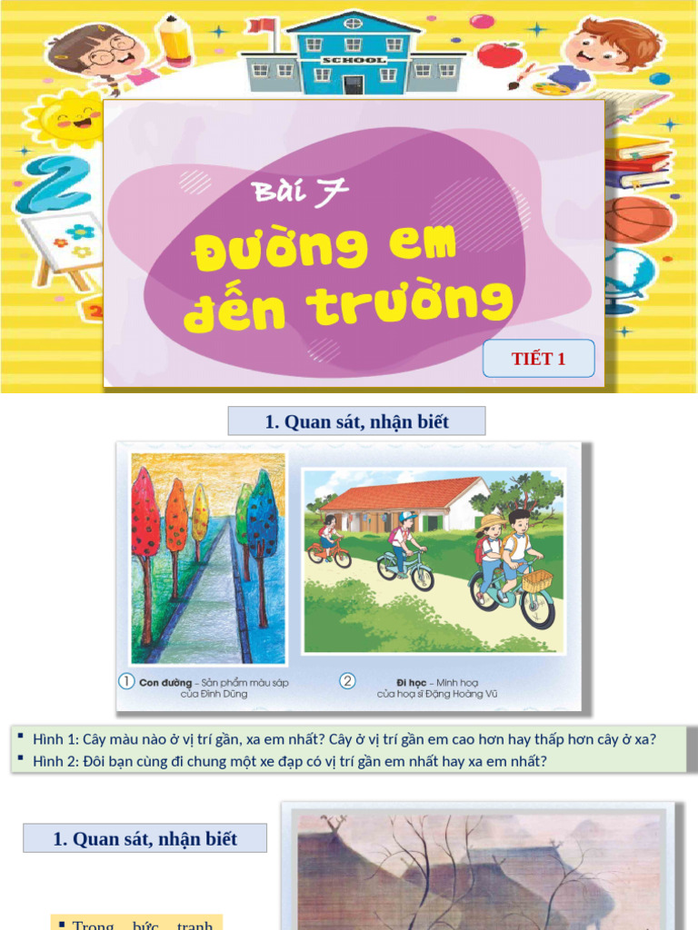 Bai 7 Duong em Den Truong | PDF