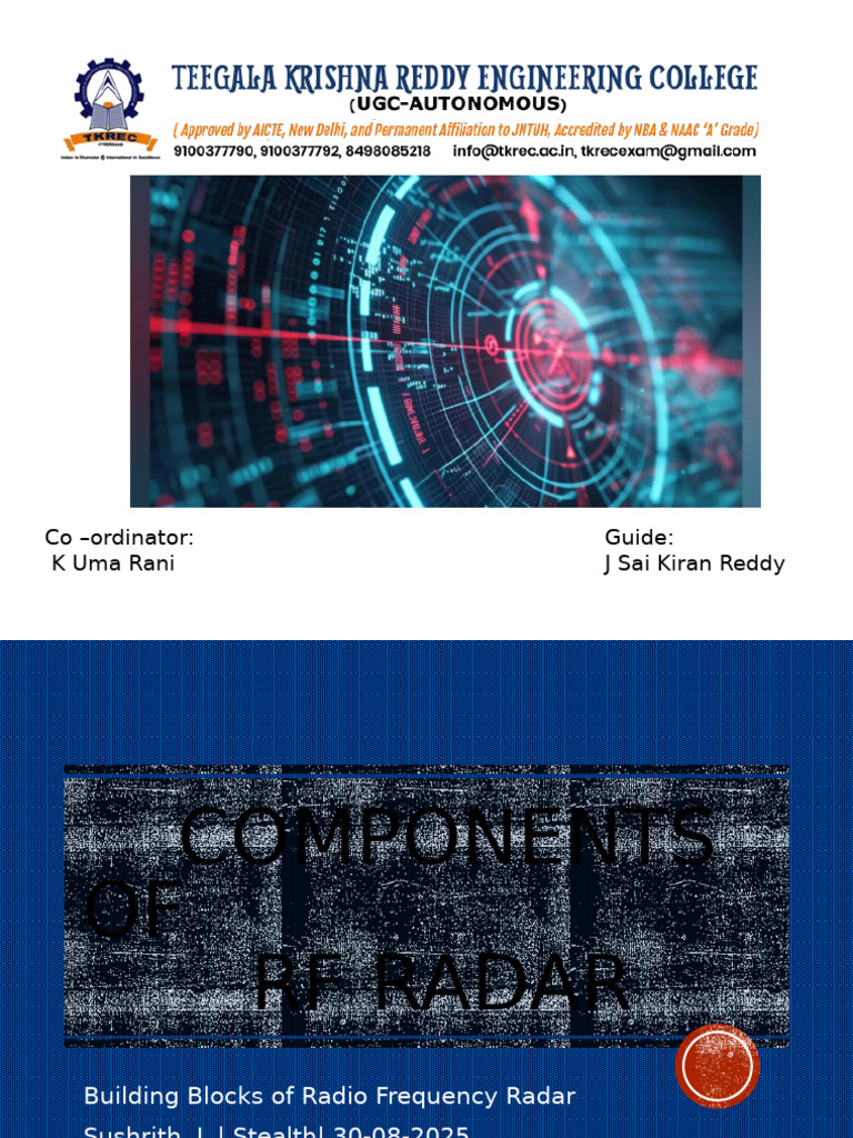 RF - Radar - Components - PPT Remove | PDF