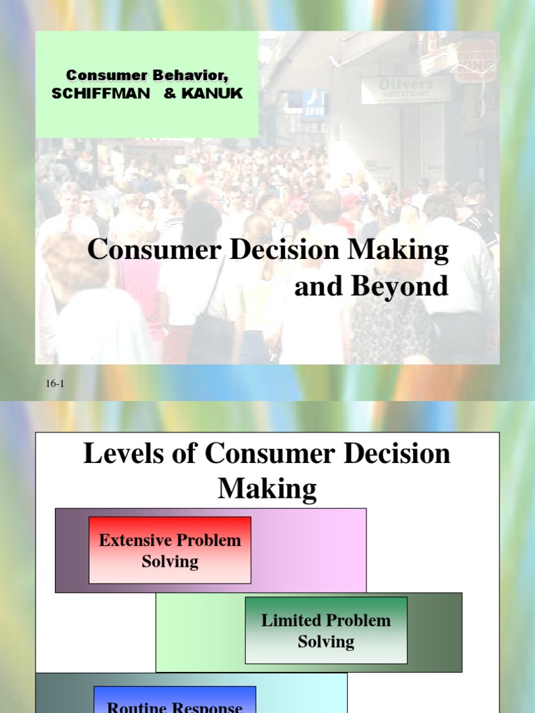 Consumer Decision Making Guide | PDF | Behavior | Decision Making