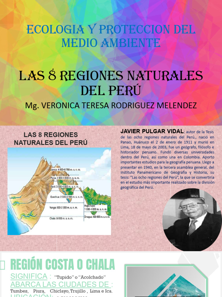 Ocho Regiones Naturales del Perú | PDF
