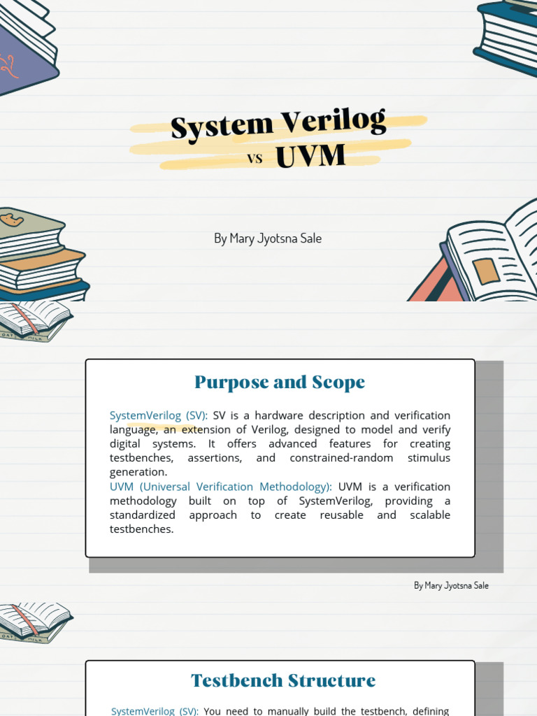 System Verilog Vs UVM - Download The VLSI For ALL App | PDF | Software ...