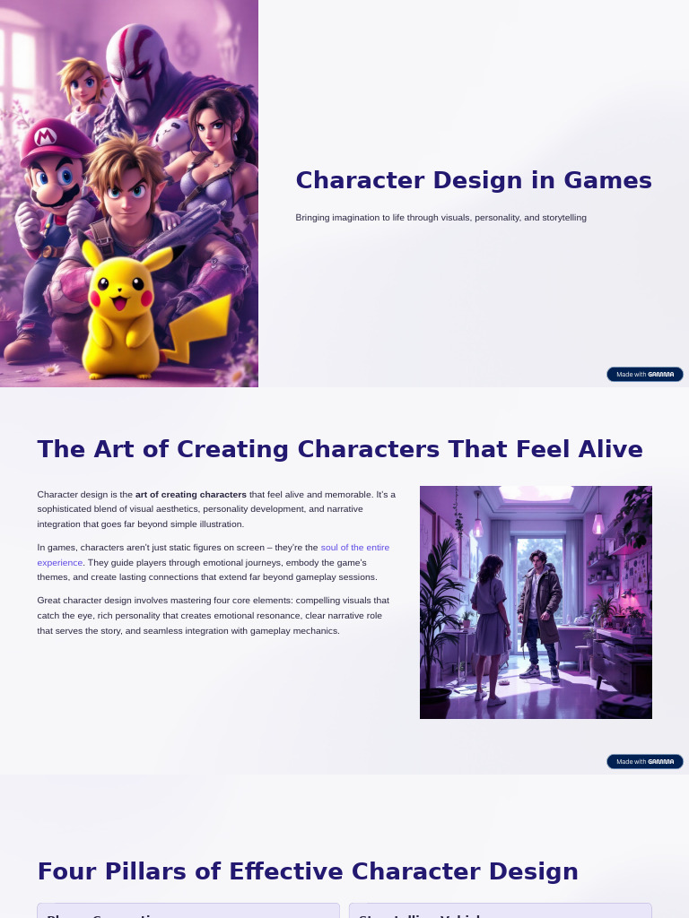Mastering Character Design in Games | PDF | Narrative