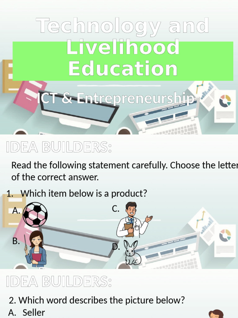 Lesson 2 Ict Entrep | PDF