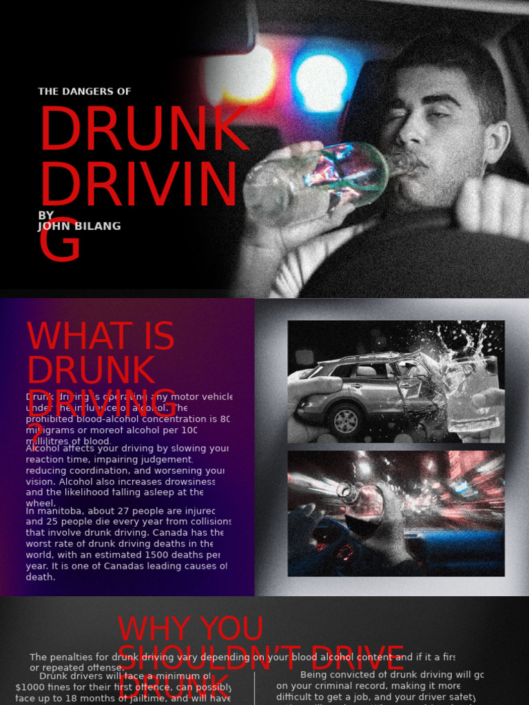 Dangers and Prevention of Drunk Driving | PDF | Driving Under The ...