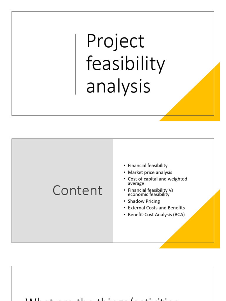 04 Project Feasibility Analysis | PDF | Cost | Externality