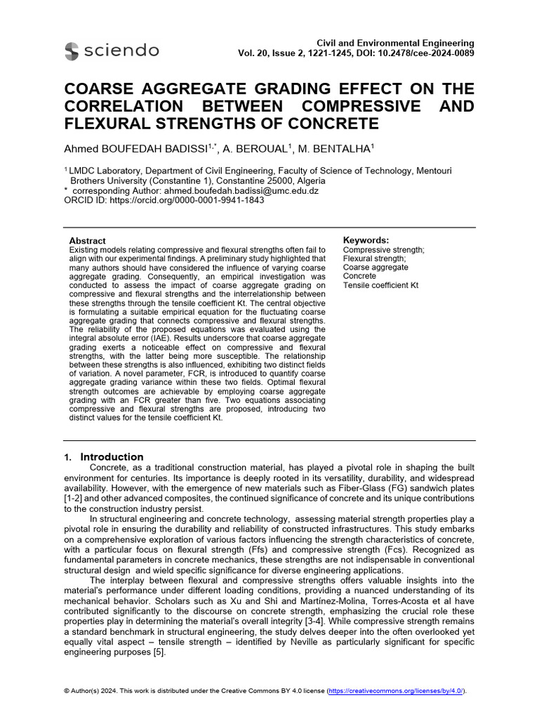 Coarse Aggregate Grading Impact on Concrete Strengths | PDF | Concrete ...