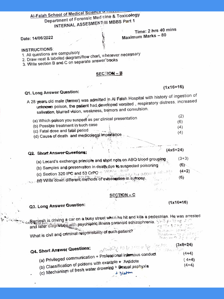 3rd Year Question Papers (1) | PDF