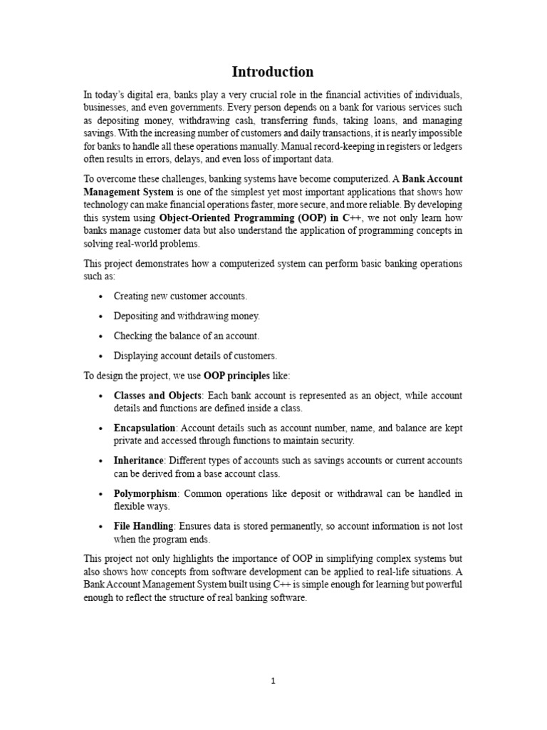 Oop Project | PDF | Object Oriented Programming | C++