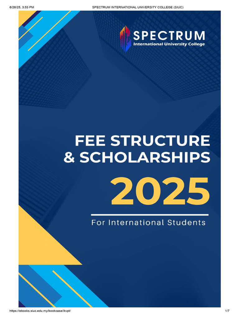 Overview of Spectrum International University | PDF