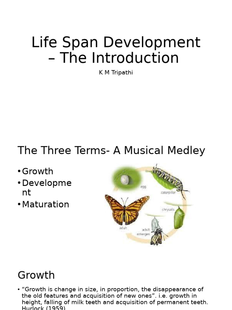 Life Span Development - The Introduction | PDF | Developmental Biology ...