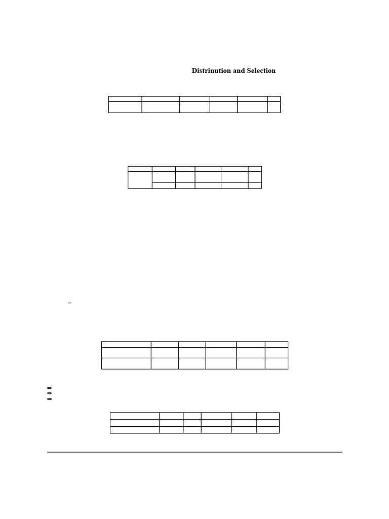 Distribution and Selection Solutions Guide | PDF