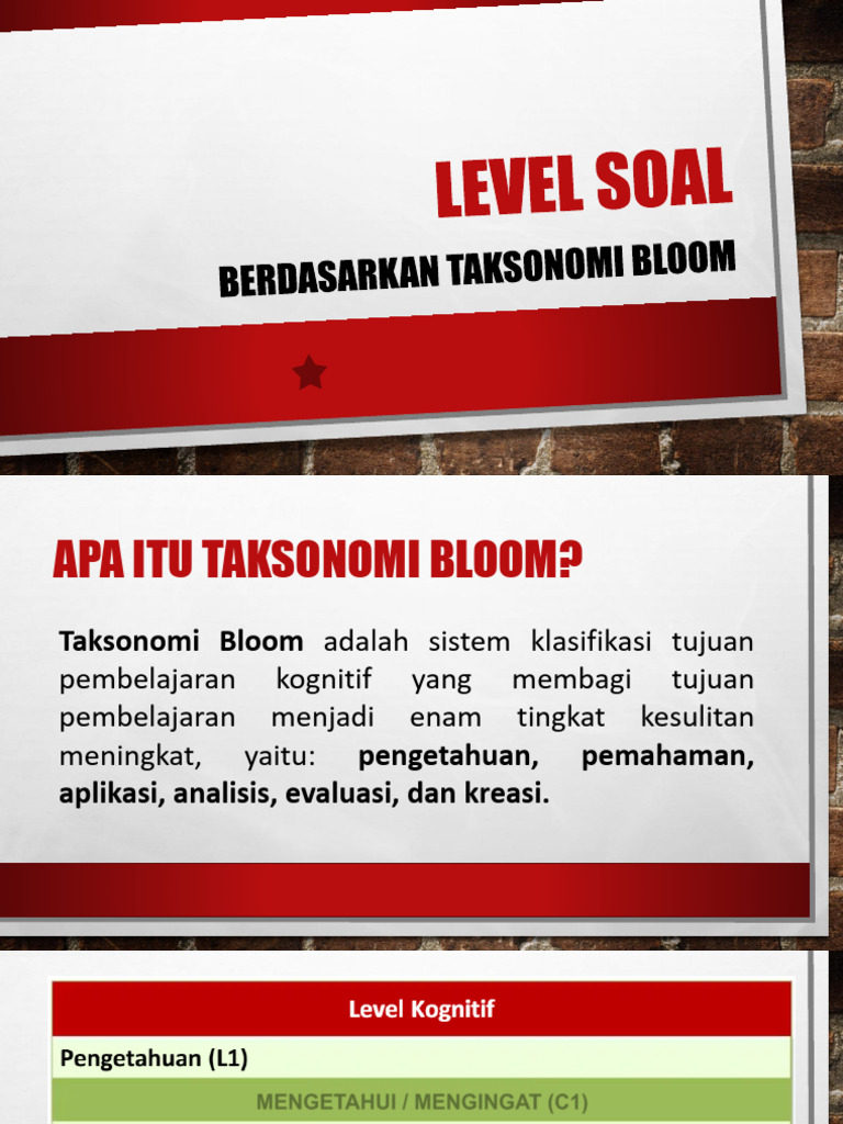 Taksonomi Bloom | PDF
