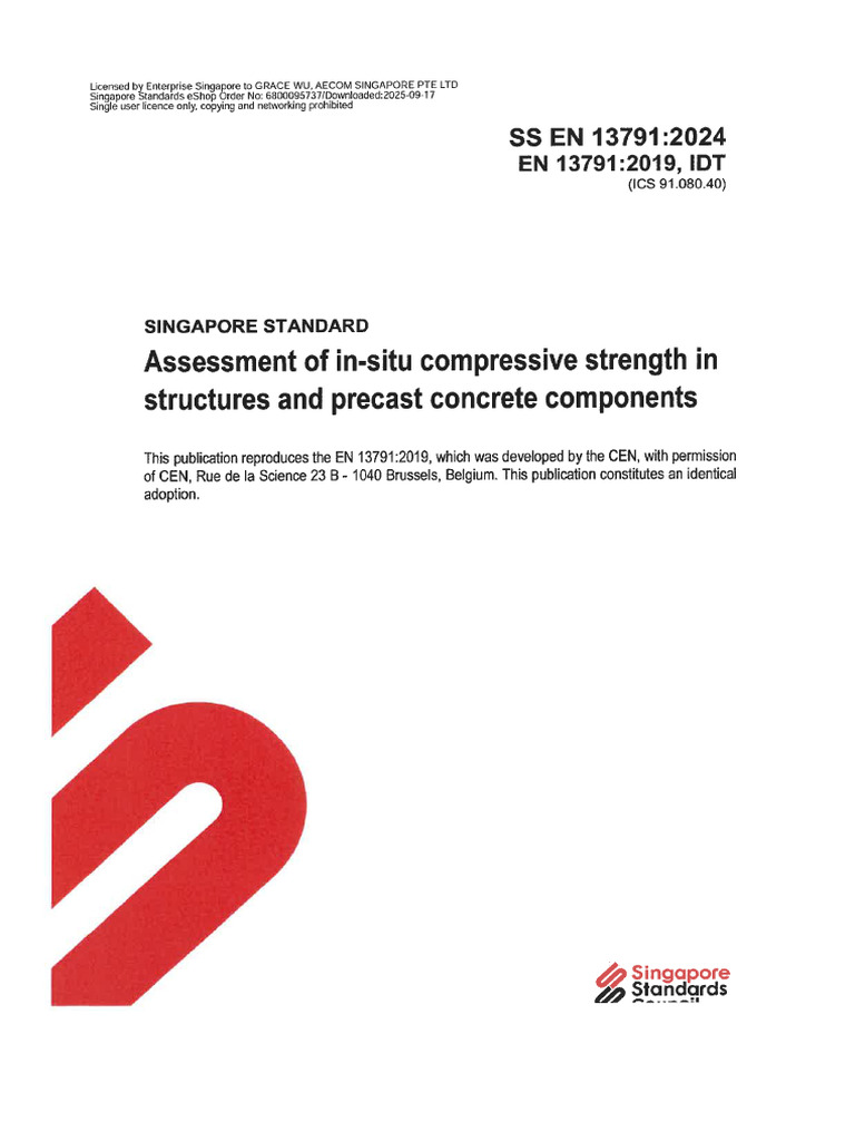 SS en 13791_2024 Assessment of in-situ Compressive Strength in ...