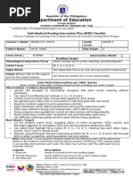 ARAL Reading Program Monitoring Tool | PDF | Behavior Modification ...