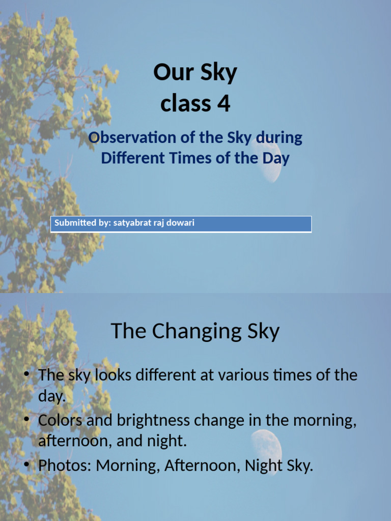 Our Sky Presentation 111536 | PDF