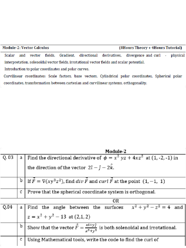 Vector Calculus | PDF
