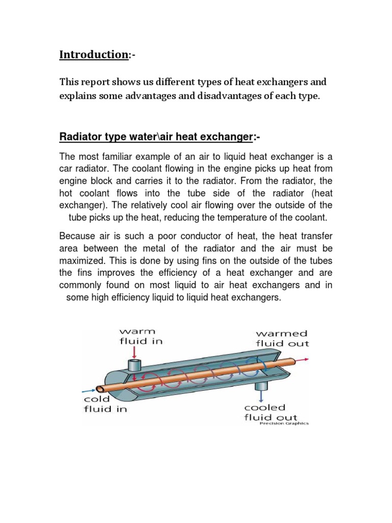 Heat Exchanger Types | PDF | Heat Exchanger | Heating, Ventilating, And ...