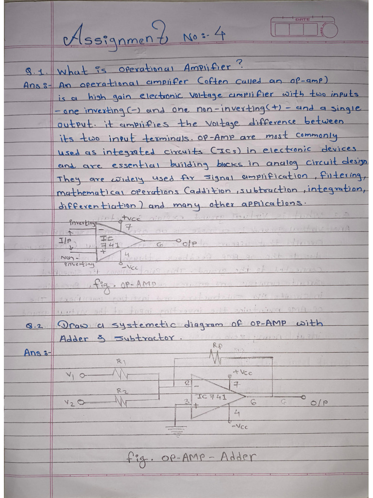 Electronic Assignment 4 Akm Pdf